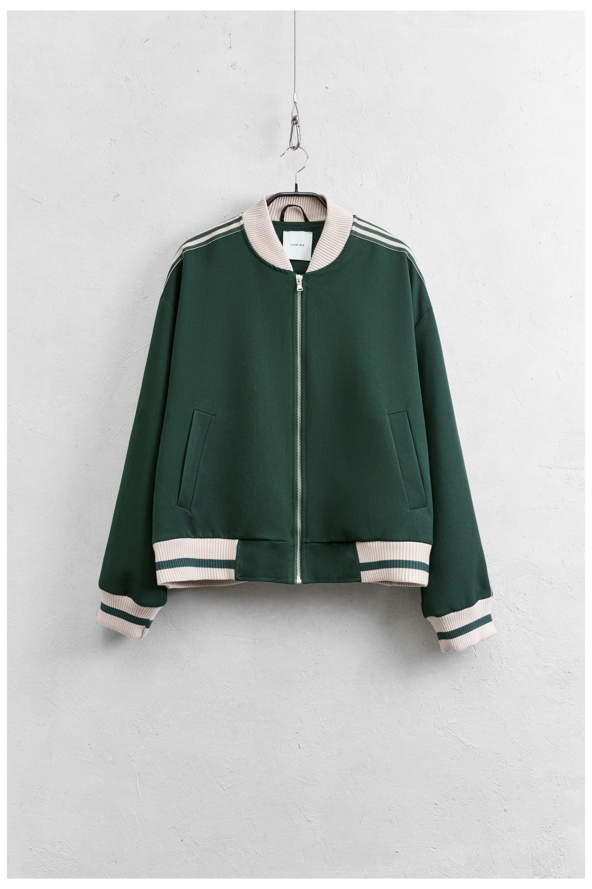 JACKET WITH BANDS ON THE SLEEVES