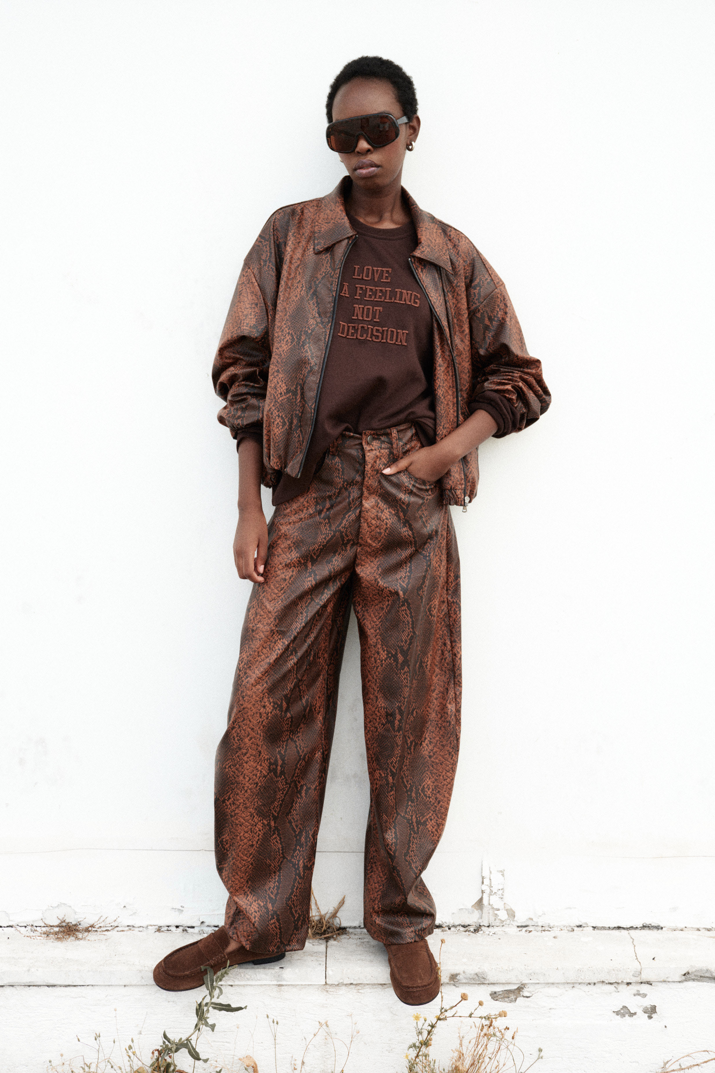 ANIMAL PRINT FAUX LEATHER JACKET